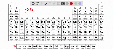 SOLVED:Give the symbol of the element of lowest atomic number that has ...