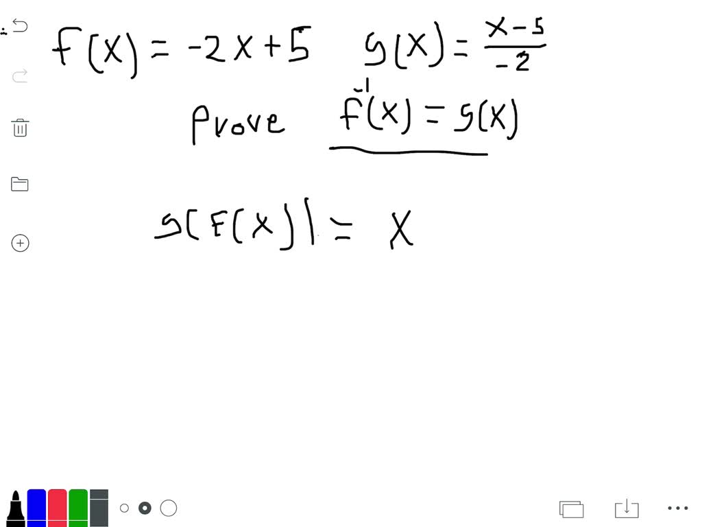 SOLVED 5 Given 2 Function F x 2 X 1 1 x And G x 3 X 1 x 1