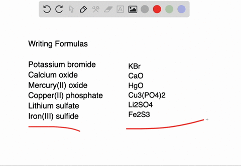 SOLVED:Write the formulas for the following compounds: (a) copper(I ...