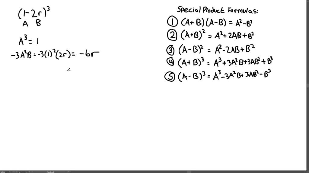 SOLVED Multiply The Algebraic Expressions Using A Special Product solved-multiply-the-algebraic-expressions-using-a-special-product