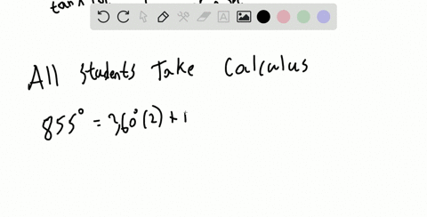 SOLVED:Determine the signs of the trigonometric functions of an angle ...
