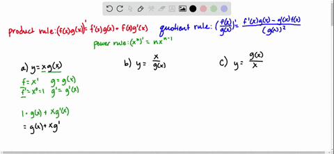 Se g for uma função derivável, encontre uma expressã̃o para a derivada ...