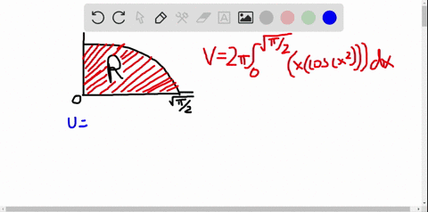 SOLVED:Shell method Let R be the region bounded by the following curves ...