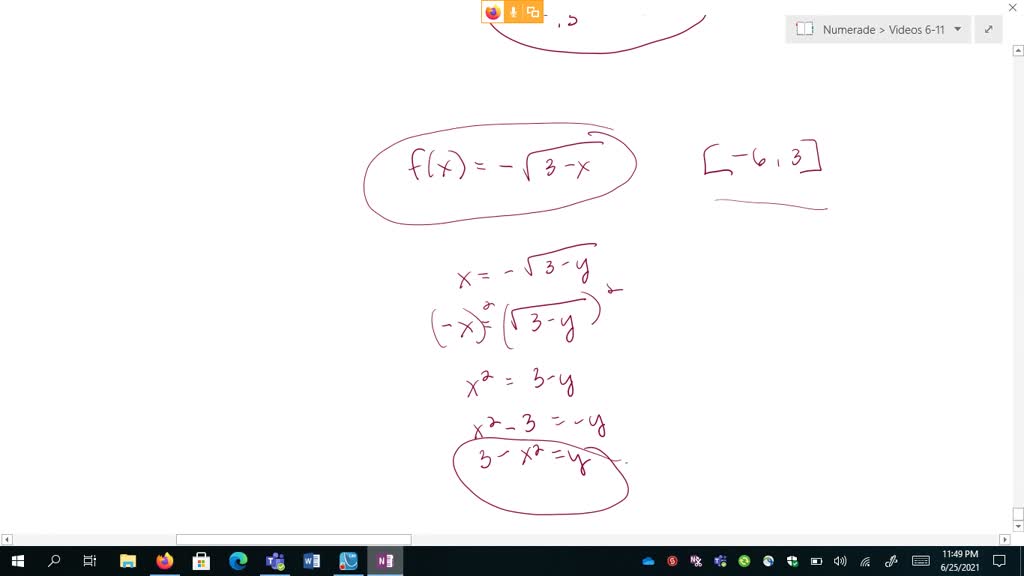 Solvedfor Problems Plot The Function In The Given Domain Using Parametric Mode On The Same