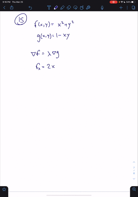 ⏩SOLVED:The method of Lagrange multipliers assumes that the extreme… | Numerade