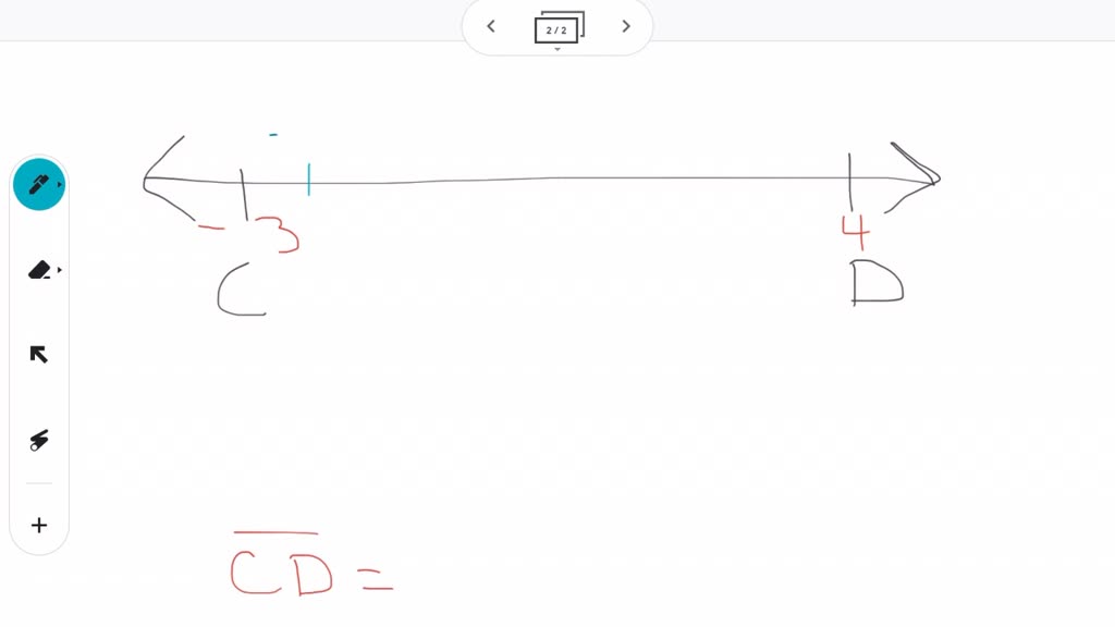 ⏩SOLVED:Use the number line to find each measure. C D CAN'T COPY THE… | Numerade