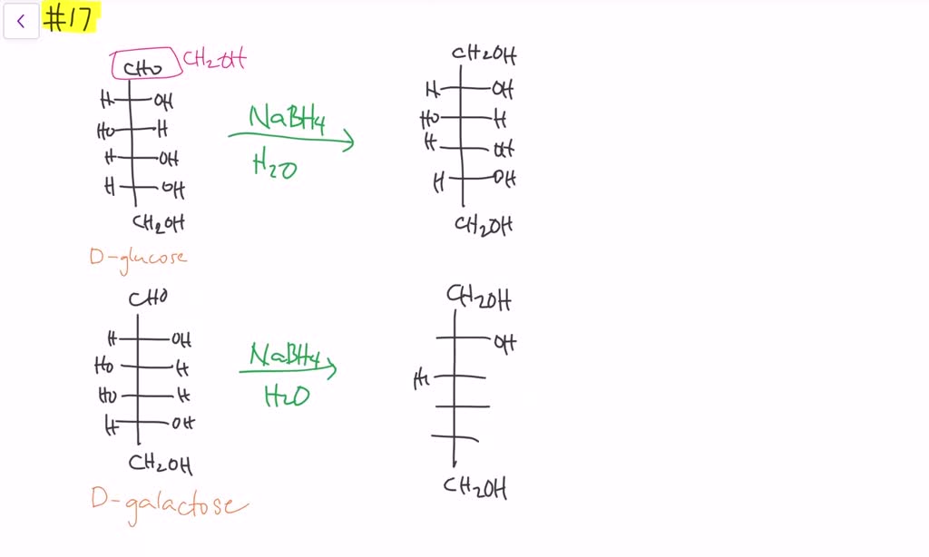 SOLVED:Reduction of D -glucose leads to an optically active alditol ( v ...