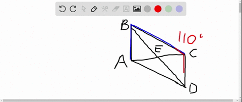 SOLVED:Safety The handrail is made from congruent parallelograms. In A B C D, A B=17.5, D E=18 ...