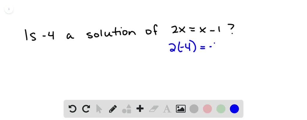 SOLVED:Decide whether the given number is a solution of the given ...