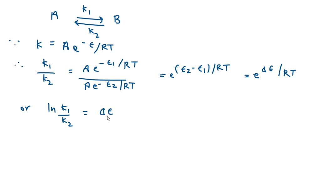 SOLVED:For a certain process, the activation energy is greater for the ...