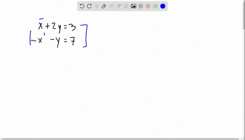 SOLVED: Checking Symbolic Skills Use Gaussian elimination with backward ...