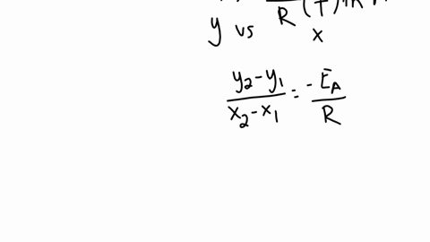 SOLVED: La variación de la constante de rapidez con la temperatura para ...