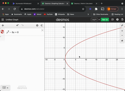 SOLVED:The equations of a parabola and a tangent line to the parabola are given. Use a graphing ...