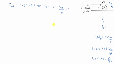 ⏩SOLVED:Helium gas is throttled steadily from 500 kPa and 70^∘ C.… | Numerade