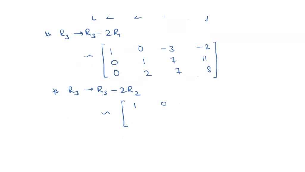 SOLVED:Solve the system using either Gaussian elimination with back ...