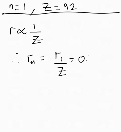 SOLVED:Using the Bohr formula for the radius of an electron orbit ...