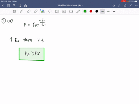 SOLVED:(a) Based on the following energy profile, predict whether kf>kr ...