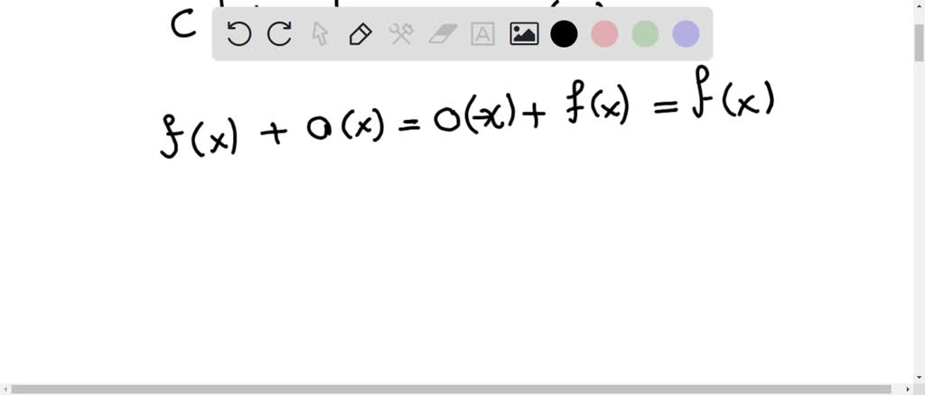 Describing the Additive Identity In Exercises 1-6 describe the zero ...