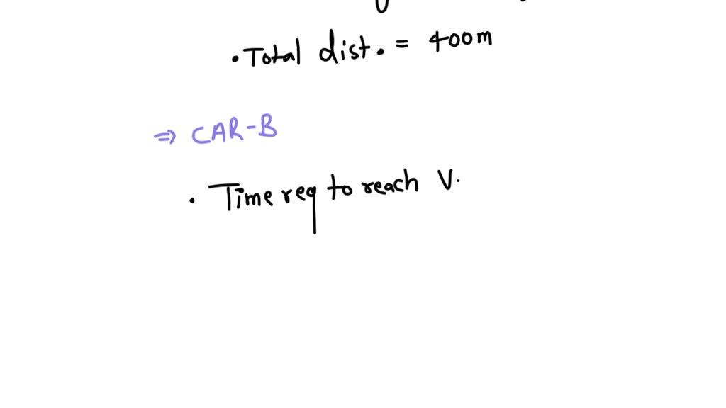 Two cars start from rest side by side and travel along a straight road ...