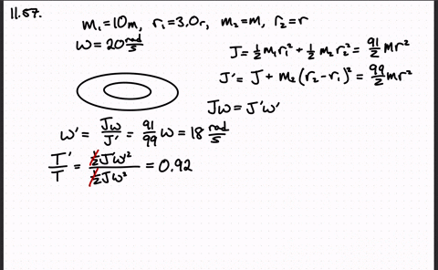 SOLVED:Conservation of Angular Momentum In a long jump, an athlete ...