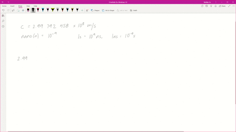 SOLVED:Use the definition of the meter to determine how far light ...