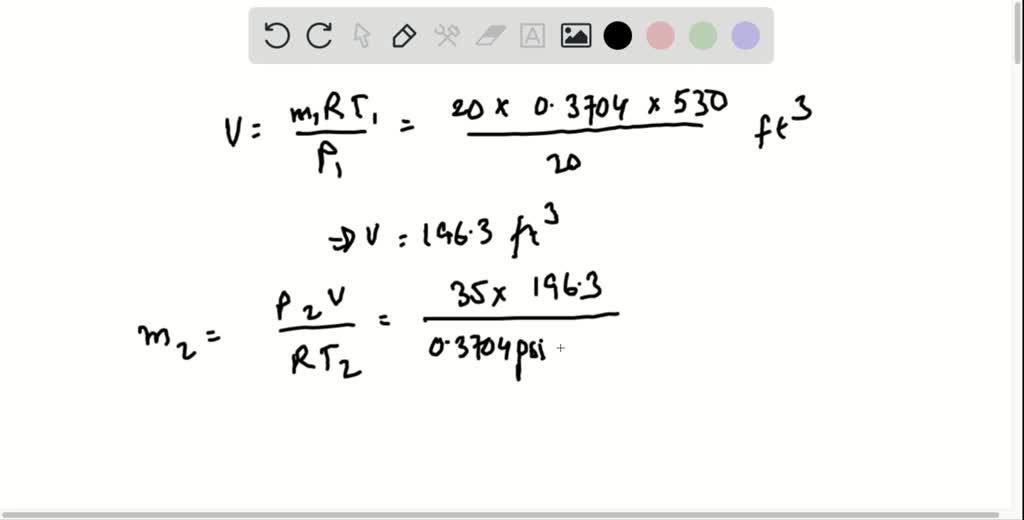 SOLVED A Rigid Tank Contains Air At A Pressure Of 90 Psia And A
