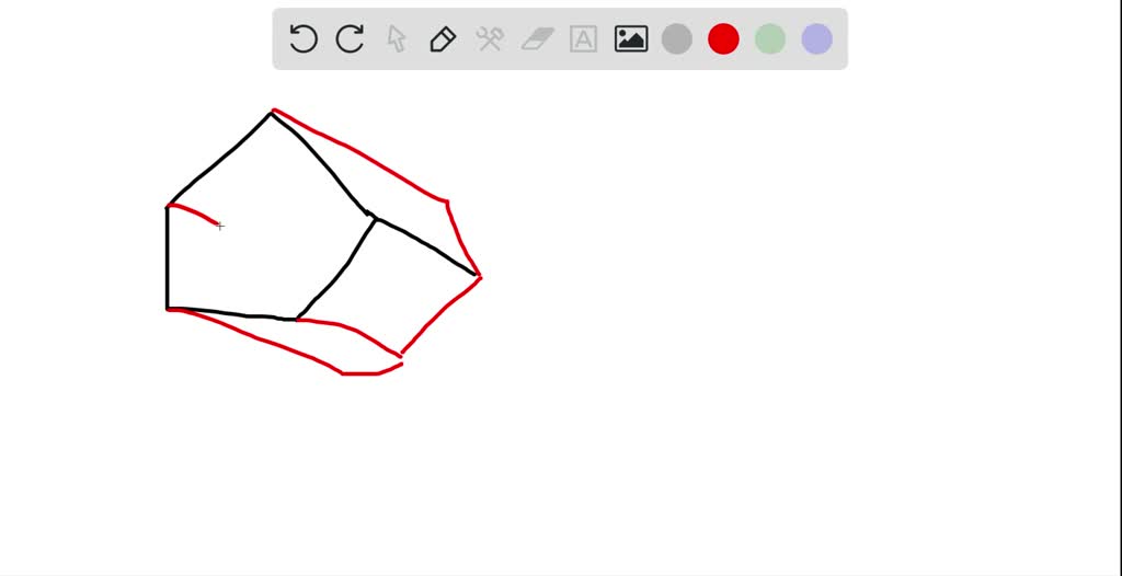 SOLVED:The figure below represents a face and an edge of a pyramid ...