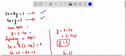 ⏩SOLVED:Solve each system using the substitution method. If a system… | Numerade
