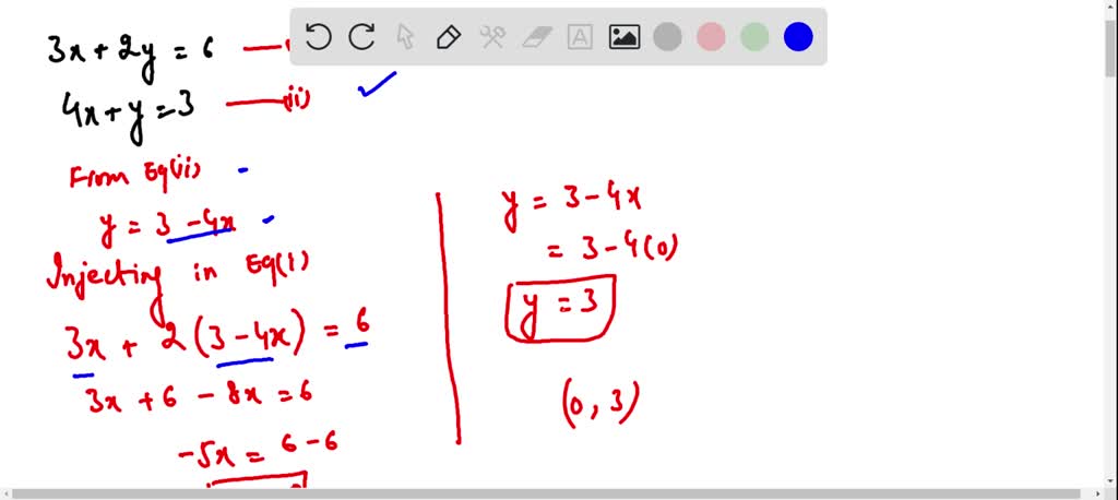 ⏩SOLVED:Solve each system using the substitution method. If a system… | Numerade