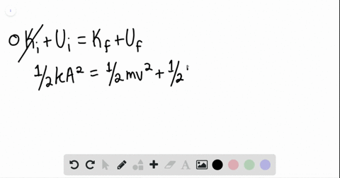 SOLVED:A 0.285- kg mass is attached to a spring with a force constant ...