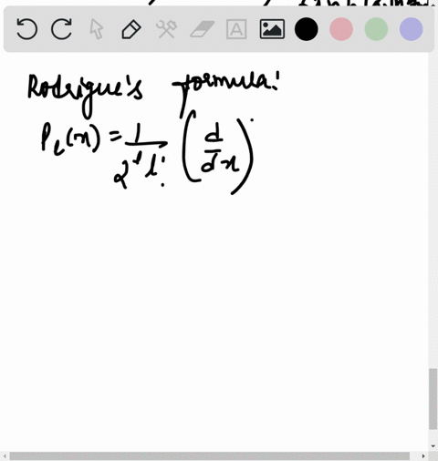 SOLVED:Derive P3(x) from the Rodrigues formula, and check that P3(cosθ ...