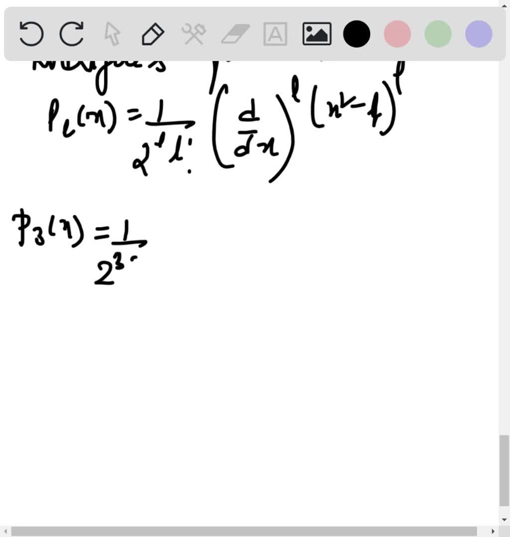 Derive P3(x) from the Rodrigues formula, and check that P3(cosθ ...