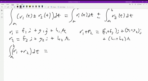 SOLVED:Establish the following properties of integrable vector functions. a. The Constant Scalar ...