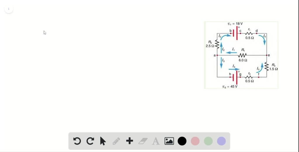 SOLVED:Apply the loop rule to loop aedcba in Figure 21.27.