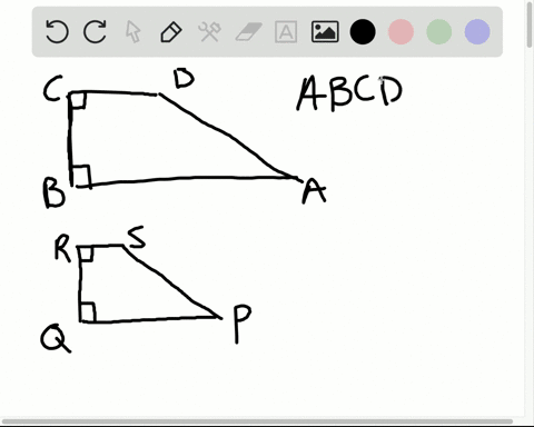 SOLVED:The pair of polygons is similar. Write a similarity statement, find x, B C, P S, and the ...