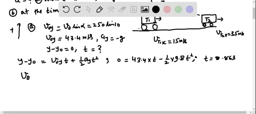 SOLVED: Two tanks are engaged in a training exercise on level ground ...
