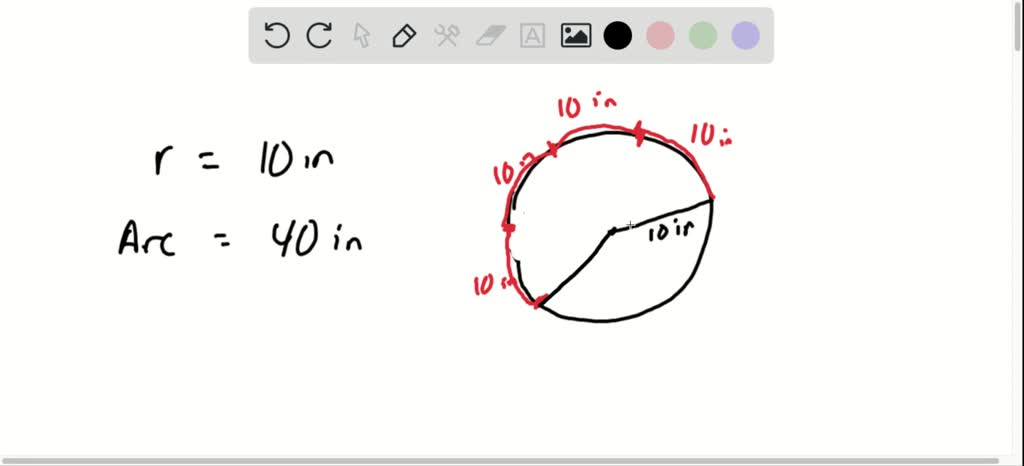 SOLVED:In Exercises 7-12, find the radian measure of the central angle ...