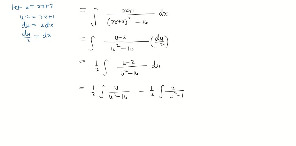 Calcule a integral completando o quadrado e usando a Fórmula 6 . ∫(2 x+ ...