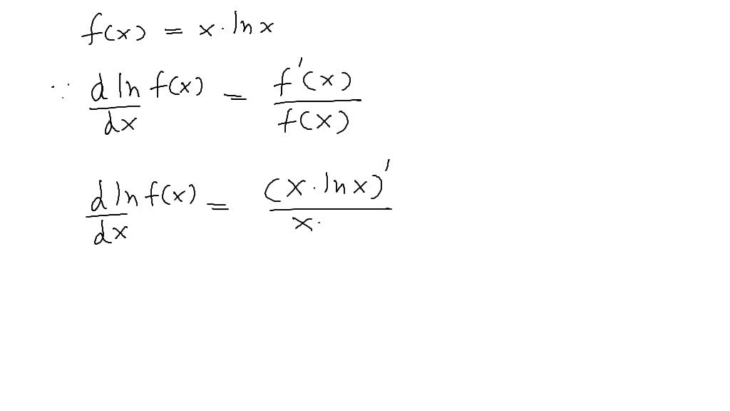 SOLVED: 'Find the derivatives of log x.log(logx)'