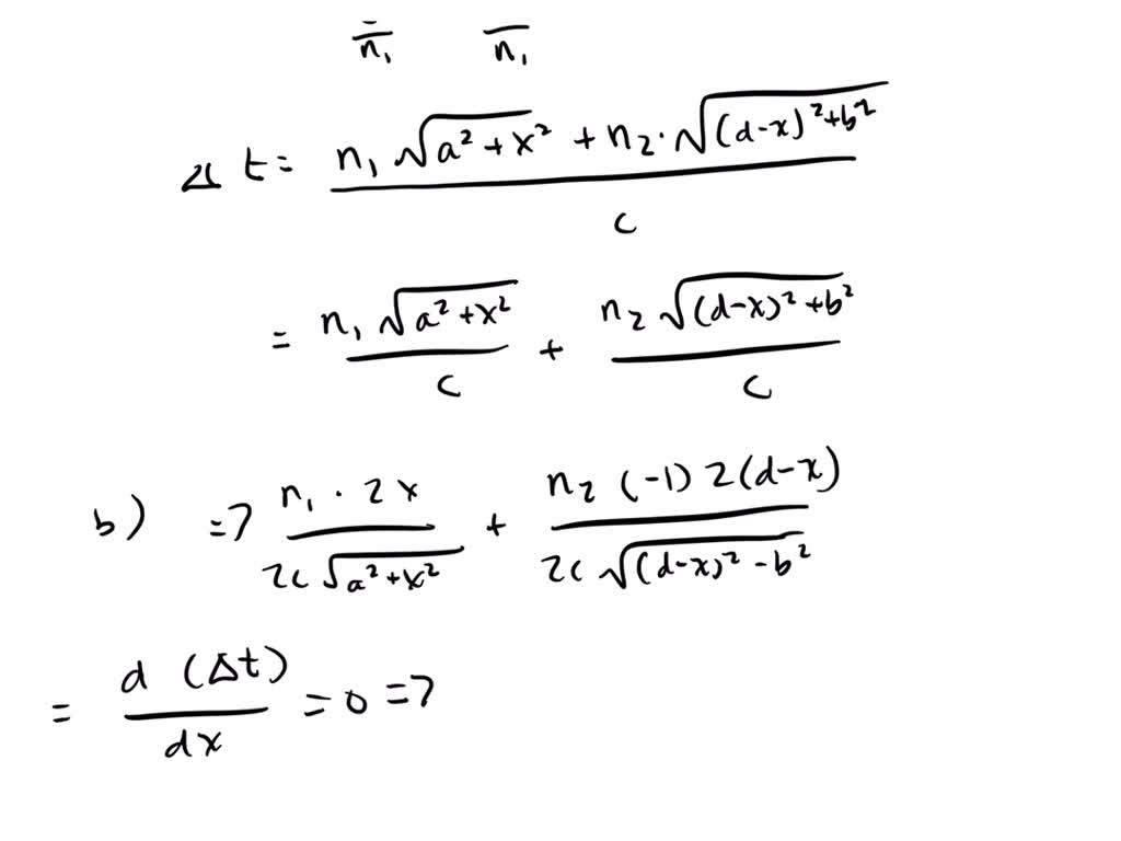SOLVED:Light moves along geodesic lines whose tangent vectors have length zero. Making use of ...