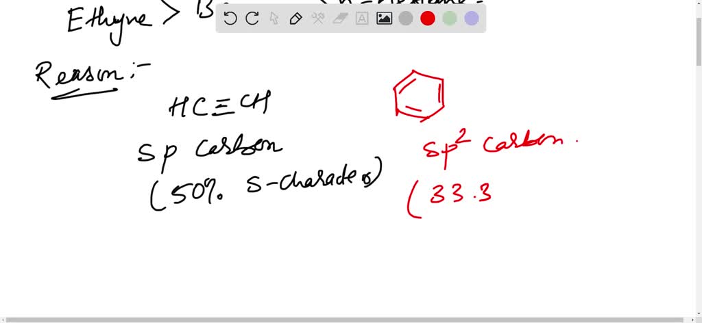 SOLVED:Arrange benzene, n -hexane and ethyne in decreasing order of ...