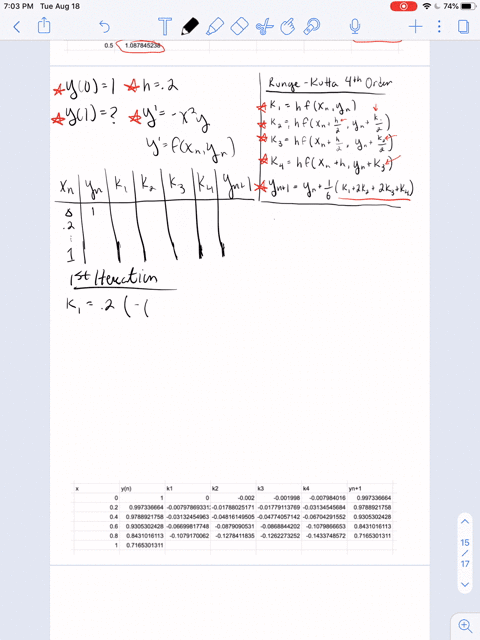 SOLVED:Repeat Exercise 4 using the Runge-Kutta method. SOLVED:Repeat Exercise 4 using the Runge-Kutta method.