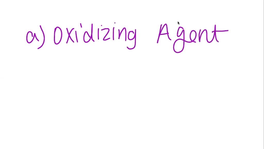 ⏩solved Whenever A Reaction Between An Oxidising Agent And A… Numerade