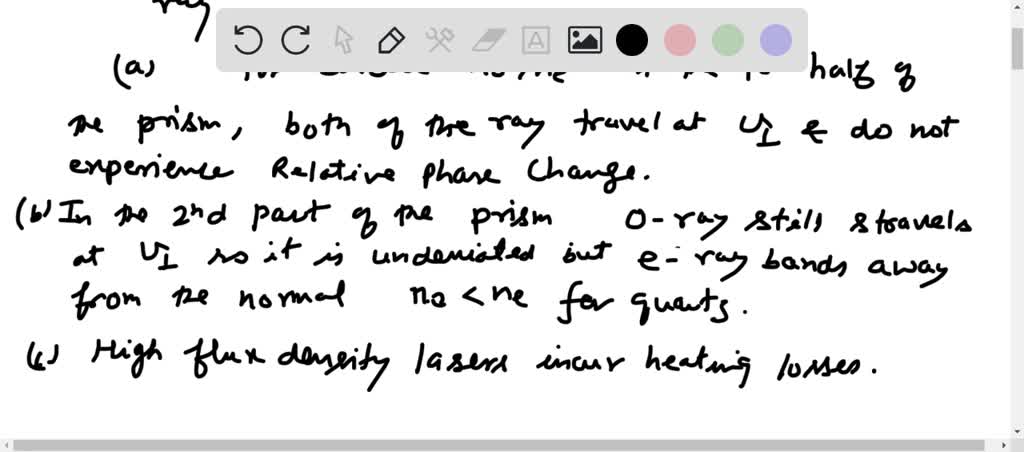 SOLVED: The prism shown in Fig. P .8 .40 is known as a Rochon polarizer ...