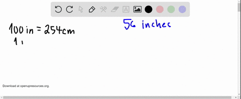 SOLVED: Elena is 56 inches tall. a. What is her height in centimeters ...
