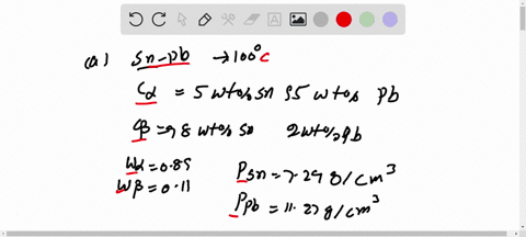 SOLVED:Determine the relative amounts (in terms of volume fractions) of the phases for the ...