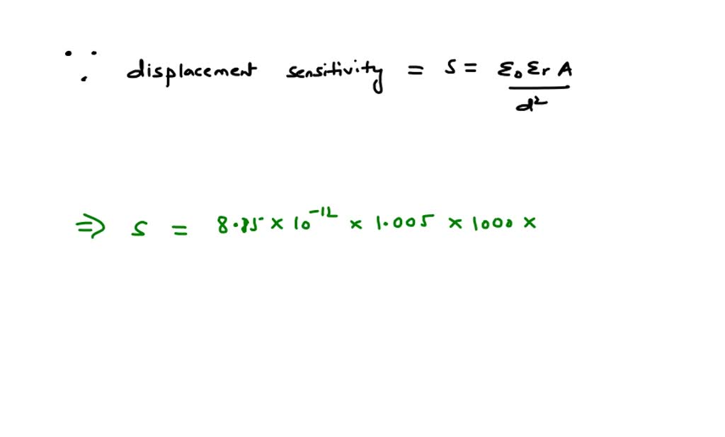 ⏩solved Consider A Capacitive Displacement Transducer As Shown In… Numerade