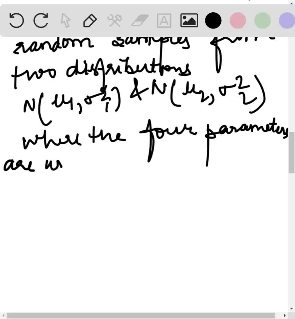 SOLVED Let X Be A Random Sample Of Size N From A N 2 Population