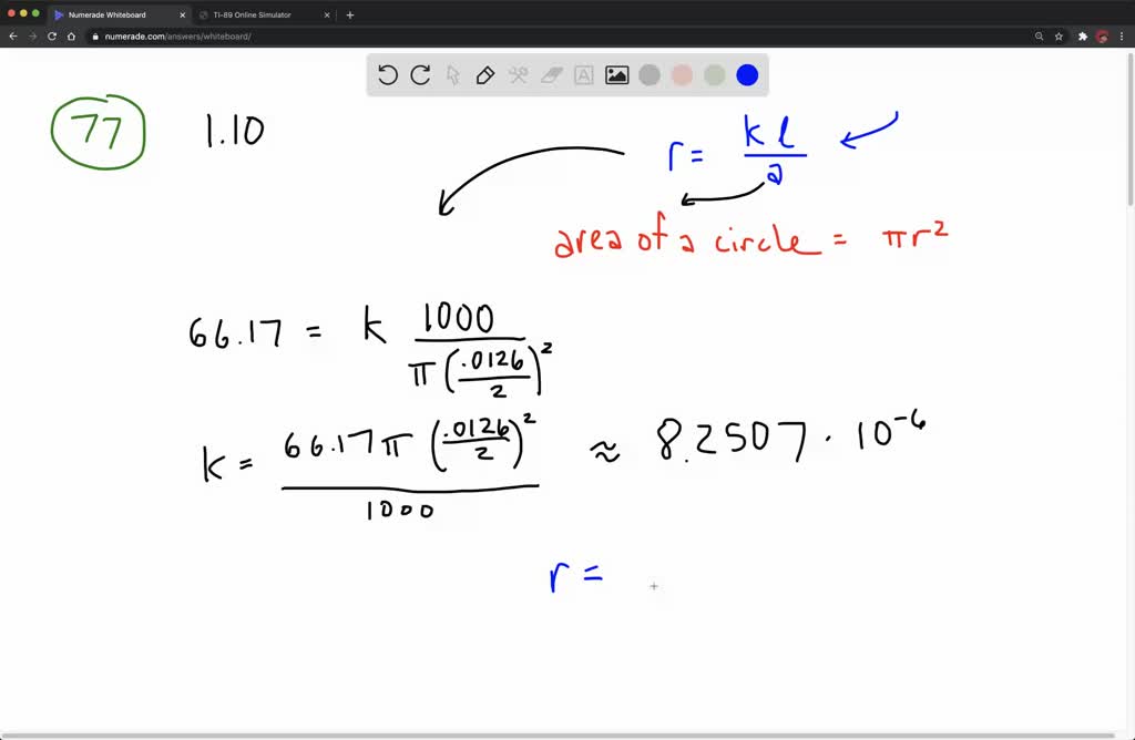 SOLVED:RESISTANCE In Exercises 77 and 78, use the fact that the resistance of a wire carrying an ...