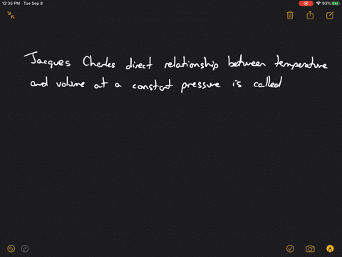 SOLVED:Distinguish Jacques Charles described the direct relationship ...